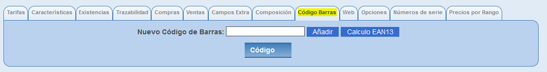 Asociar código de barras a artículos en Solincloud – Soporte Técnico ...
